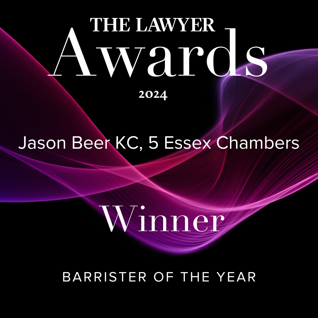Jason Beer KC - Barrister - 5 Essex Chambers